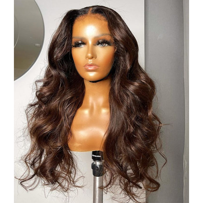 Real Show |#4 Body Wave Wig | Frontal/Closure Glueless (16-32'')